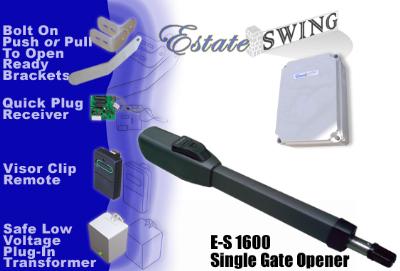 Estate Swing E-S 1600 Single Gate Opener :: DIYGateOpeners.com