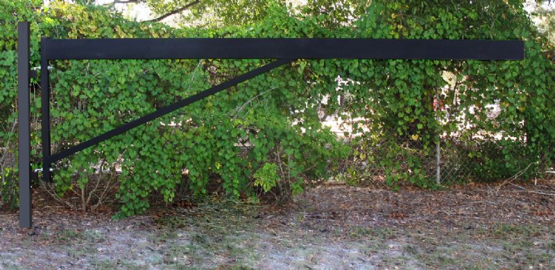 Custom Length Aluminum Forestry Gate 12 Feet to 15 1/2 Feet in Length