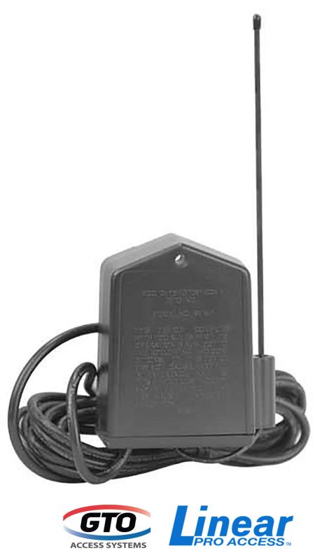 Linear/GTO (AQ201-NB) Narrow Band Receiver - 10' Cable (Grey)