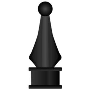 Gate Accessories | Gate Design Spears-Caps