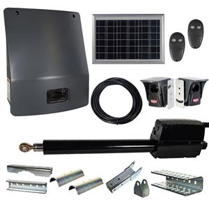 US Automatic Sentry 300 Single Swing Gate Opener Kit - W/ 10 Watt Panel