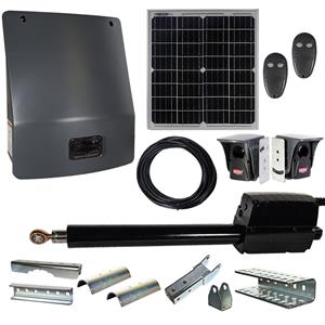 USAutomatic Sentry 300 Single Swing Gate Opener Kit - 20 Watt Panel