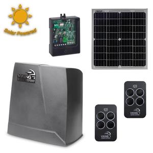 Viking K2 Residential Solar Single Slide Gate Operator with SPS ...