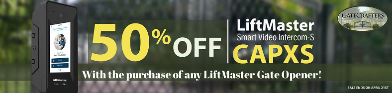 LiftMaster LA500UL Dual Swing Gate Opener Kit with MyQ Technology ...